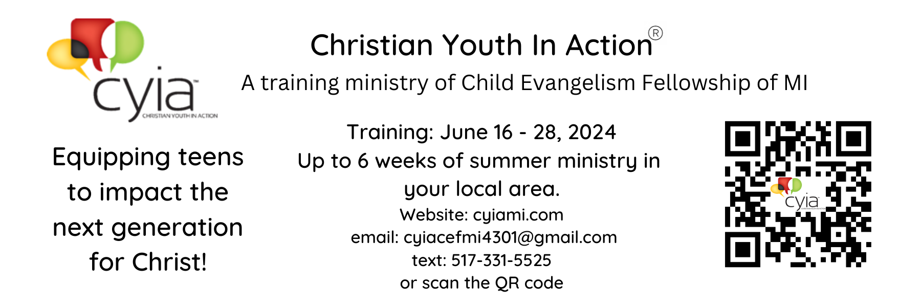 Upcoming Events – Child Evangelism Fellowship of MI